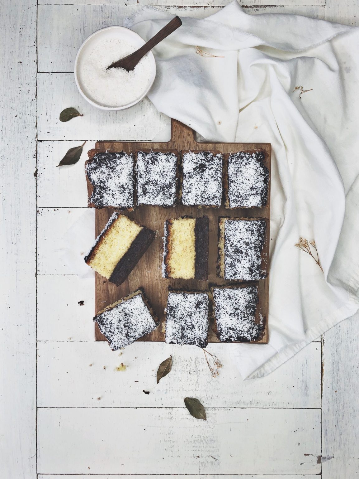Chocolate Lamington Slice