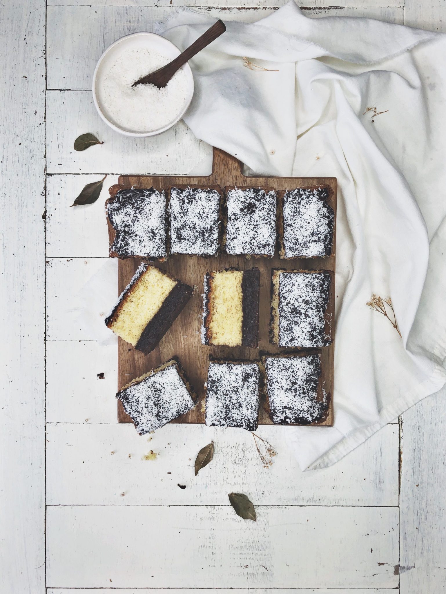 Chocolate Lamington Slice chocolate-lamington-slice