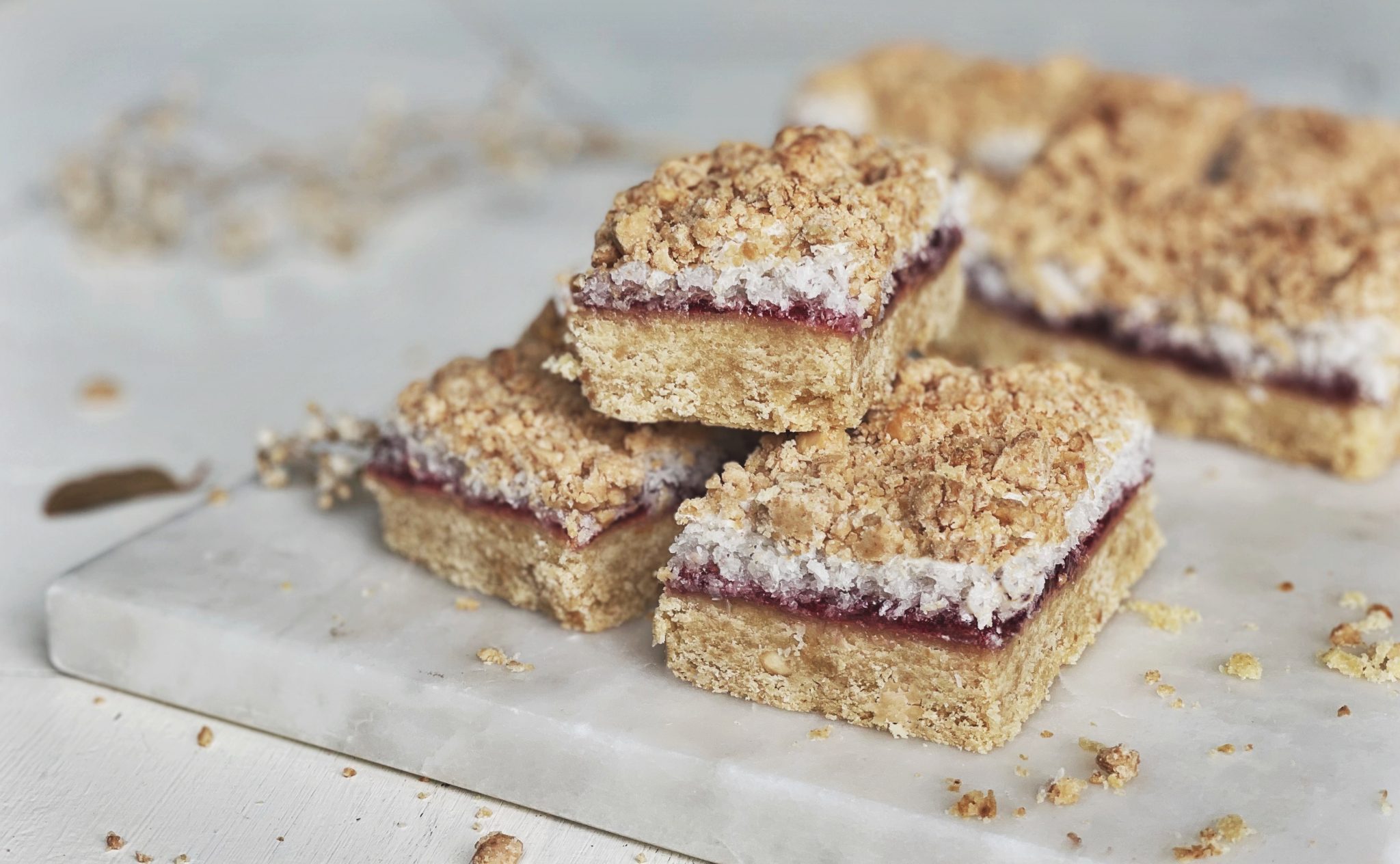 Peanut Butter and Jam Louise Cake